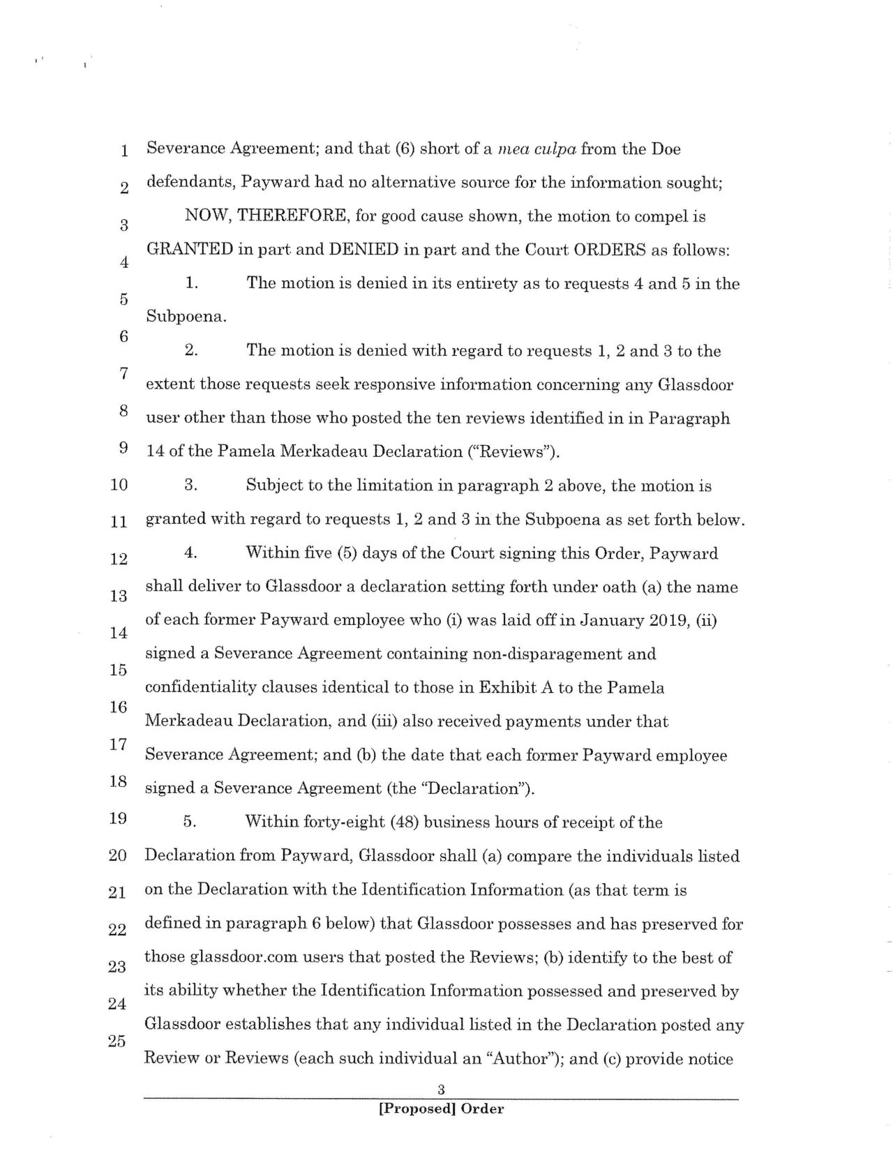 Ω Tara’s Payward, Inc. v. Does 1 through 10 | The Sege Law Practice